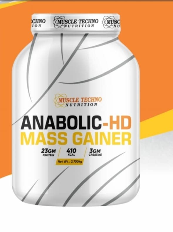 ANABOLIC HD Mass Gainer 2.700 KG-Muscle Techno Nutrition : Amazon.in ...