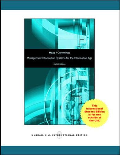 Management Information Systems for the Information Age: Stephen Haag ...