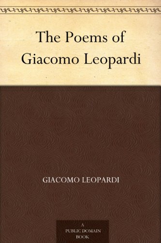 The Poems of Giacomo Leopardi - Kindle edition by Leopardi, Giacomo ...