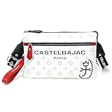 ・ブランド:CASTELBAJAC(カステルバジャック)・製造元/メーカー部品番号:048121・サイズ：約W27×H18×D3cm・重さ：約390g・素材：合成皮革・ポケット：【外側】ファスナーポケット×1、スナップボタン式ポケット×1 ...