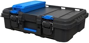 Amazon.com: Stack System Tool Box with Small Blue Organizer Dividers ...