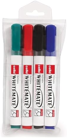 DOMS Fine Magnetic Whiteboard Duster Marker Set | Easy to Wipe ...