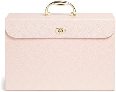 Amazon.com : U Brands Pretty in Pink 19 Pocket Expandable File Folder ...