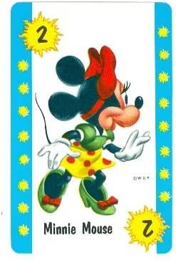 Minnie Mouse trading game card 1964 Whitman Walt Disney #2 Blue at ...