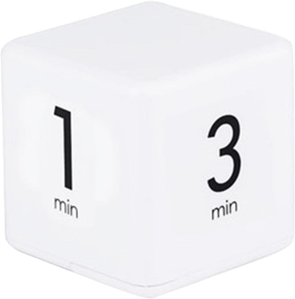 Amazon.com: Cube Timer, Kitchen Timer Gravity Sensor Flip Timer, Productivity Workout Flip Timer ...