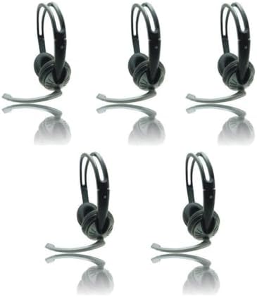Amazon.com: iMicro IMME282 USB Dual Headset with Adjustable Microphone ...