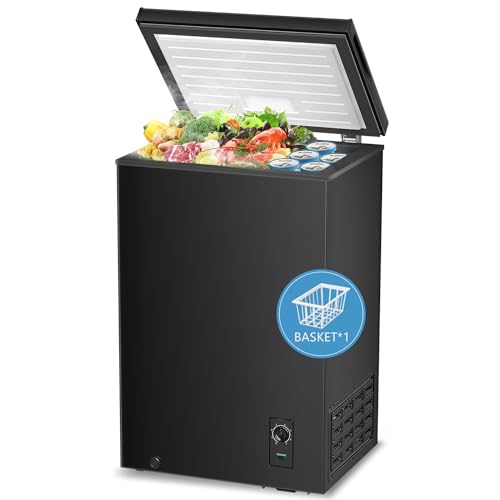 Snapklik.com : RWFLAME Chest Freezer 2.8 Cubic Feet, Small Deep Freezer