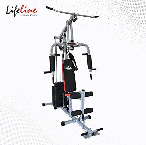 Lifeline Fitness HG-009 Home Gym with 60kg Weight Stack, AB Crunch, LAT ...