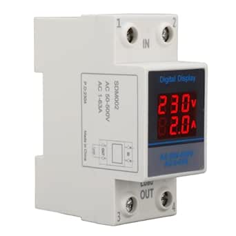 Voltage Current Meter, Single Phase Power Voltmeter Voltage Current ...