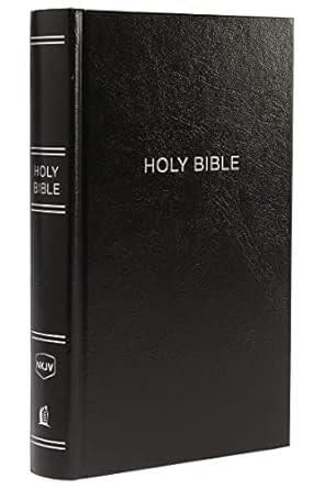 NKJV Holy Bible, Personal Size Giant Print Reference Bible, Black ...