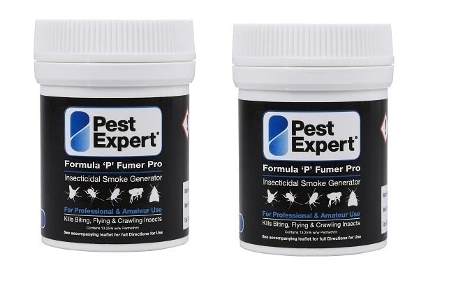 Pest Expert Flea & Cluster Fly Killer Smoke Bombs 2 x 7g - (7g -TWICE ...
