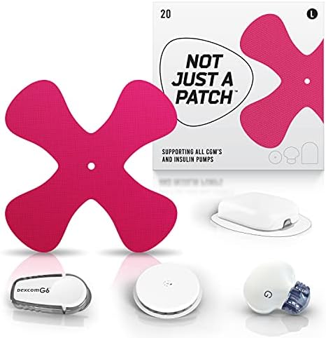Buy Not Just A Patch X-Patch CGM Sensor Patches (20 Pack) - Water ...