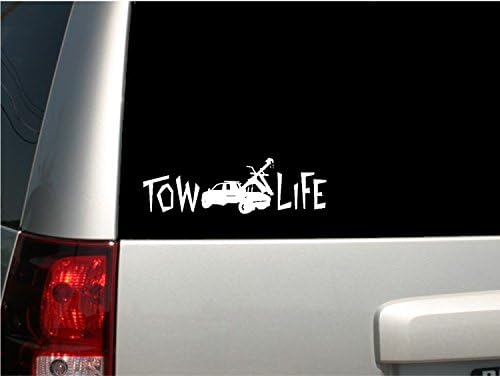 Amazon.com: Appalachian Decals - 7" White"Tow Life" Decal - Tow Truck ...