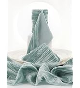 Amazon.com: HUIHUANG Dusty Blue Organza Ribbon 3 inch Blue Shimmer ...