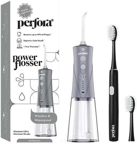 Perfora Power Water Dental Flosser | 1 Year Warranty | Floss, Electric ...