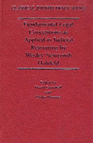 『Fundamental Legal Conceptions As Applied in Judicial - 読書メーター