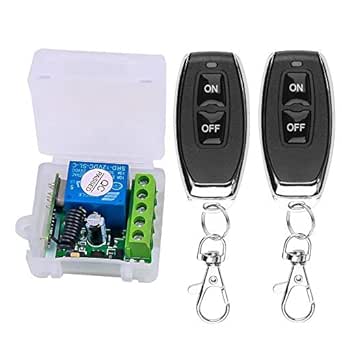 Amazon.co.jp: 12v Wireless Switch 315mhz Remote Control Switch 12v 1CH ...