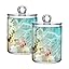 Amazon.com: xigua Starfish Seashell Beach Qtip Holder with Lid,2Pack ...