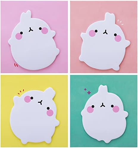 Amazon.com : cobee Cute Animal Self Stick Notes,8 Pack Kawaii Rabbit ...