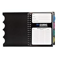 Cubic A5 Size 5-Sub Wiro Notebook, 300 Pages (Black) : Amazon.in ...