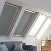 Easy Click On Blackout Blind Made for VELUX MK04, Grey - Fast ...
