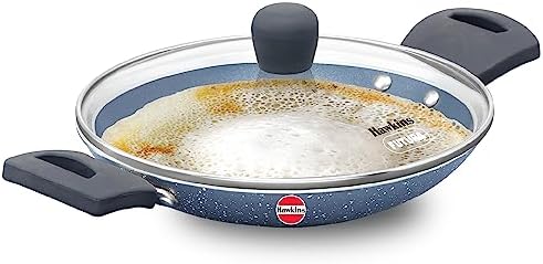 Amazon.com: Hawkins Nonstick Pro 0.9 Litre Appachatty, Mini Kadhai ...
