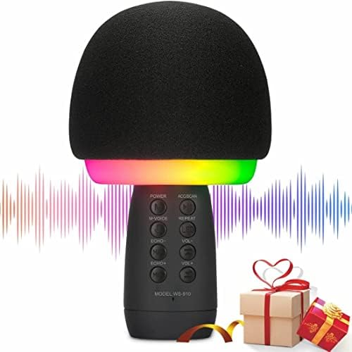 Onyxtron Mike With Speaker Wireless Handheld Multi-Function Bluetooth ...