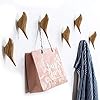 APSOONSELL Bird Coat Hooks Wall Mounted Rustic with Wooden Hanger Wood ...