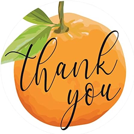 Amazon.com : Orange Little Cutie Baby Shower Favor Stickers Chocolate ...