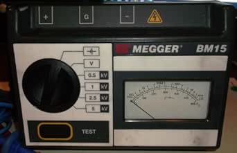Megger BM15 - Comprobador de aislamiento analógico, 5 kV, funciona con ...