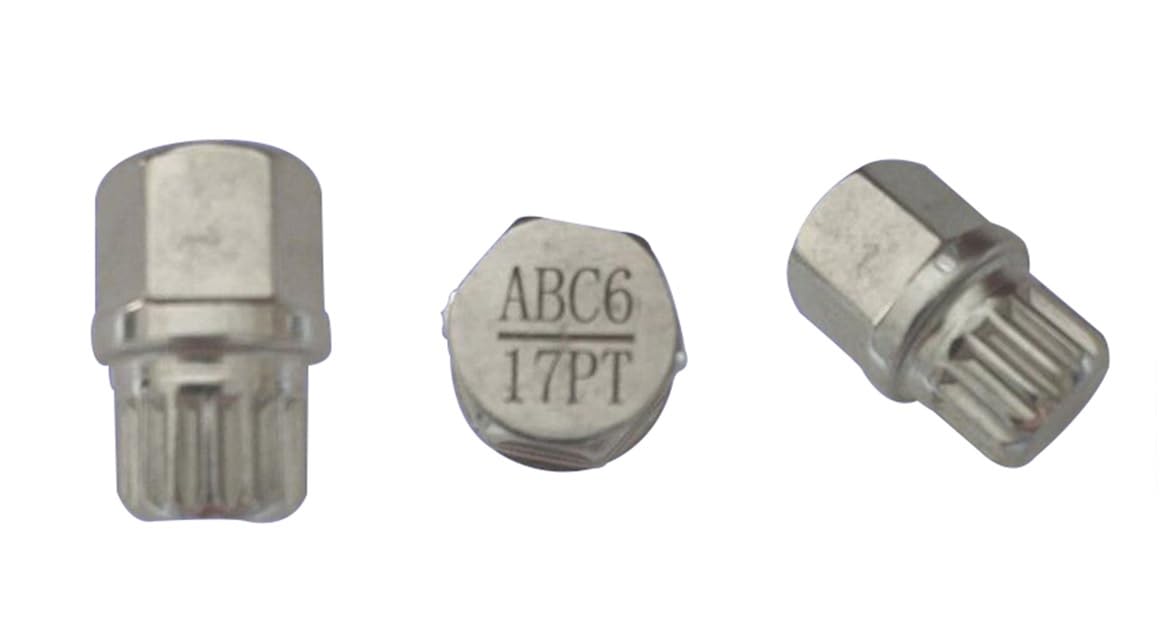 M&S Security Master Anti Theft Car Locking Wheel Nut Bolt Key For VW ...