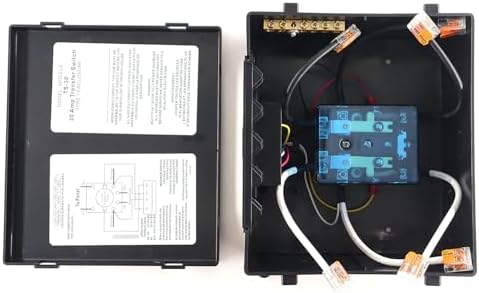 Amazon.com : PowerMax PMTS-30 30 Amp Automatic Transfer Switch with 12 ...