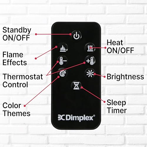 Dimplex Prism 50" Wall-Mounted Linear Electric Fireplace with Acrylic ...