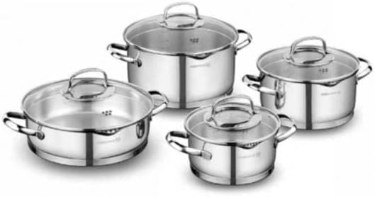 Amazon.com: Korkmaz High-End Stainless Steel Induction-Ready Cookware ...