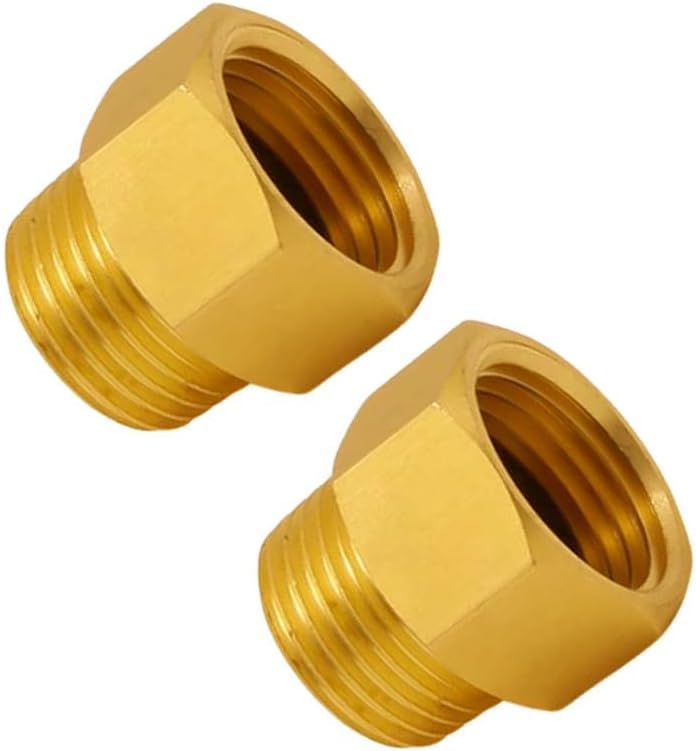 Amazon.com: Brass 1/2" G (BSP) Female to 1/2" NPT Male Adapter, Pipe ...