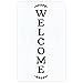 Amazon.com: Vinyl Art Decal - Vertical Welcome Decal Lettering Art ...