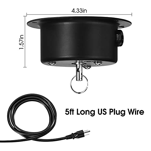 Snapklik.com : 3 Rpm Mirror Ball Motor NuLink Heavy Duty Disco Ball ...