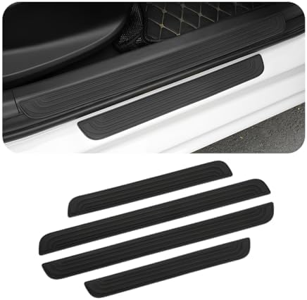 Amazon.com: BELOMI 4PCS Car Door Threshold Protection Stickers, Auto ...