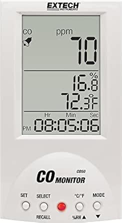 Extech CO50 Desktop Carbon Monoxide Monitor : Amazon.in: Industrial ...
