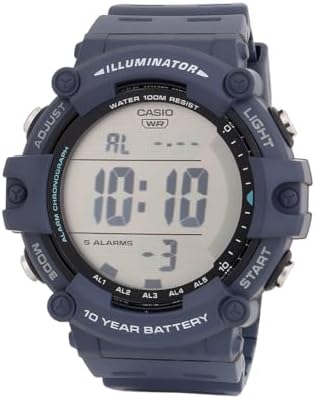 Casio Men Plastic Digital Blue Dial Watch-Ae-1500Wh-2Avdf, Band Color ...
