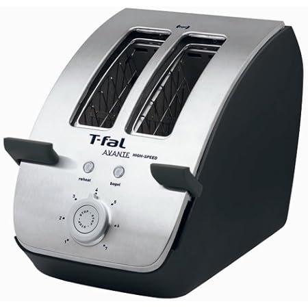 Amazon.com: T-fal TT7061 Avante Deluxe 2-Slice Toaster with Bagel ...
