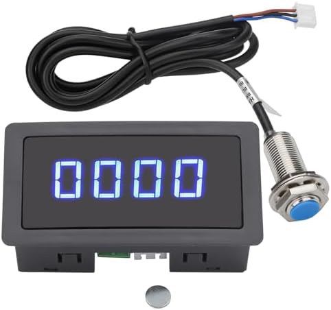 Amazon.com: DIGITEN 4 Digital Blue LED Tachometer RPM Speed Meter ...