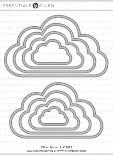 Amazon.com: Clouds, Essentials by Ellen Designer Die cuts, Layering ...