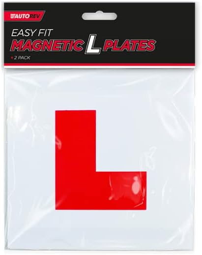 Magnetic Car L Plates for New Drivers 2 Pack Extra Thick Strong ...