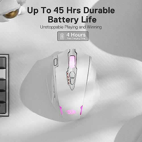 Redragon M913 Impact Elite Wireless Gaming Mouse, 16000 DPI Wired ...
