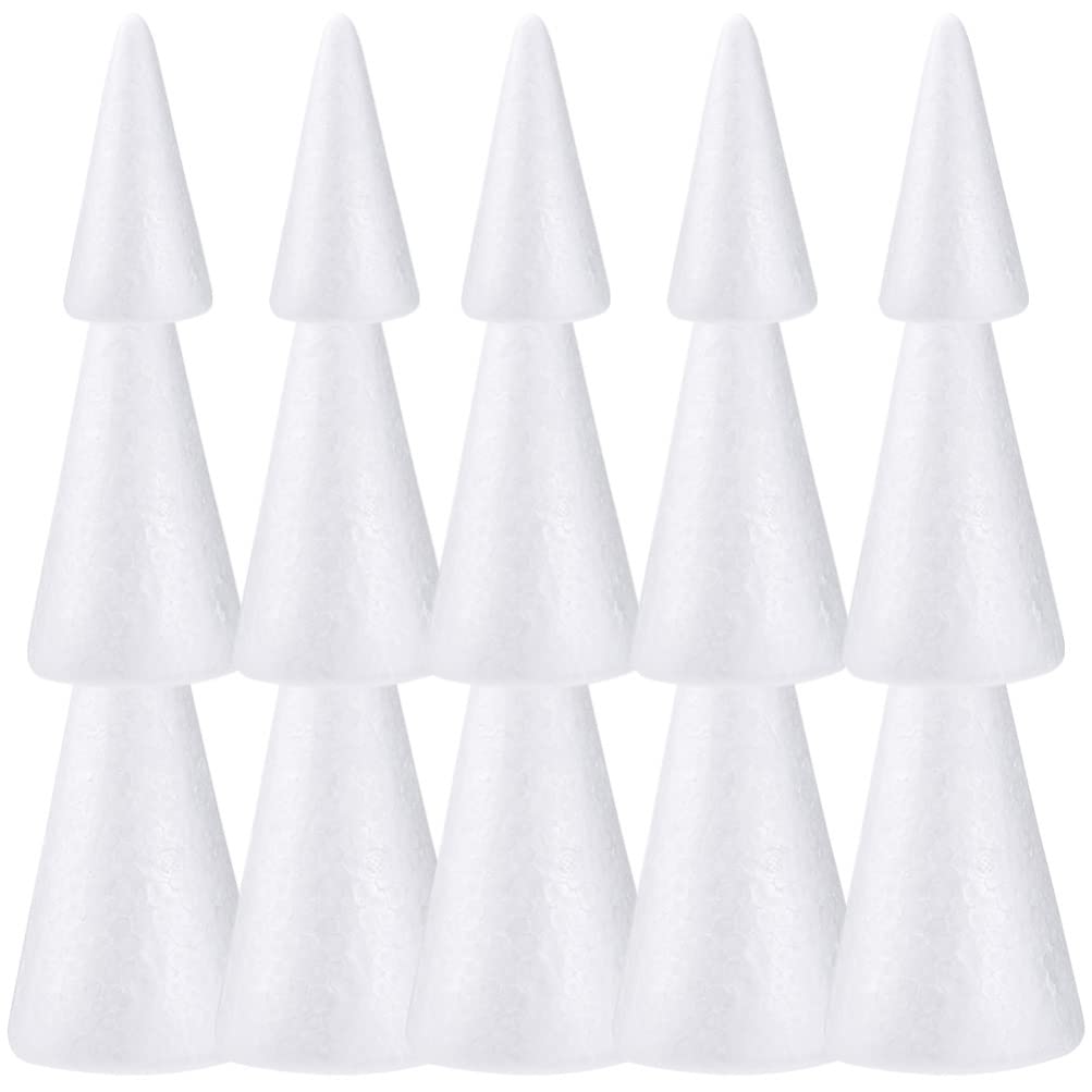 Beavorty Christmas Tree Cone Form Cone Shape Toys Craft Foam Cones ...
