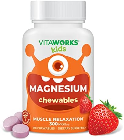 Amazon.com: VitaWorks Kids Magnesium Citrate Chewable Tablets - with ...