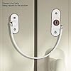 HASTHIP® Child Safety Window Lock Chain Door Latch with Key Window ...