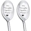 Amazon.com: Couples Gifts Coffee Spoons Set Coffee Lovers Gifts for ...