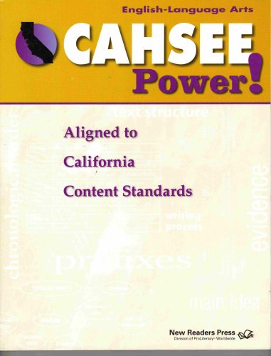 English Language Arts CAHSEE Power! Aligned to California Standards ...